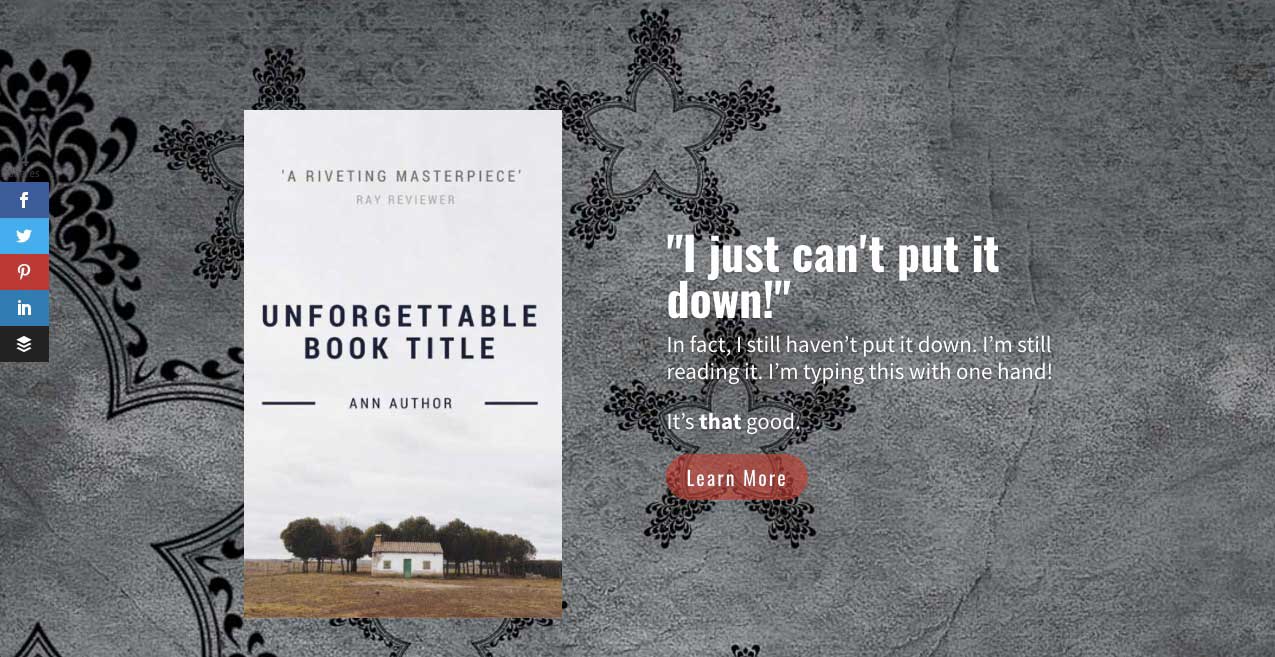 The first step in book marketing? A simple Book Sales Page.