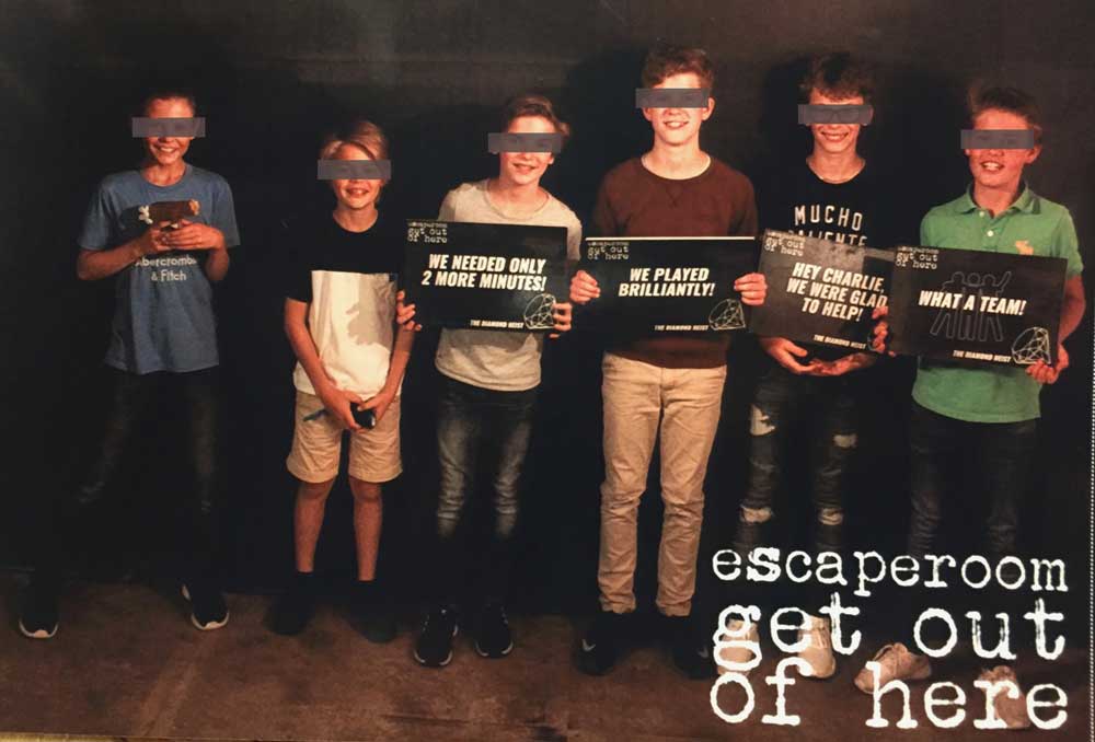 Escape Room Utrecht: Looking for something to do with 13-year old boys?