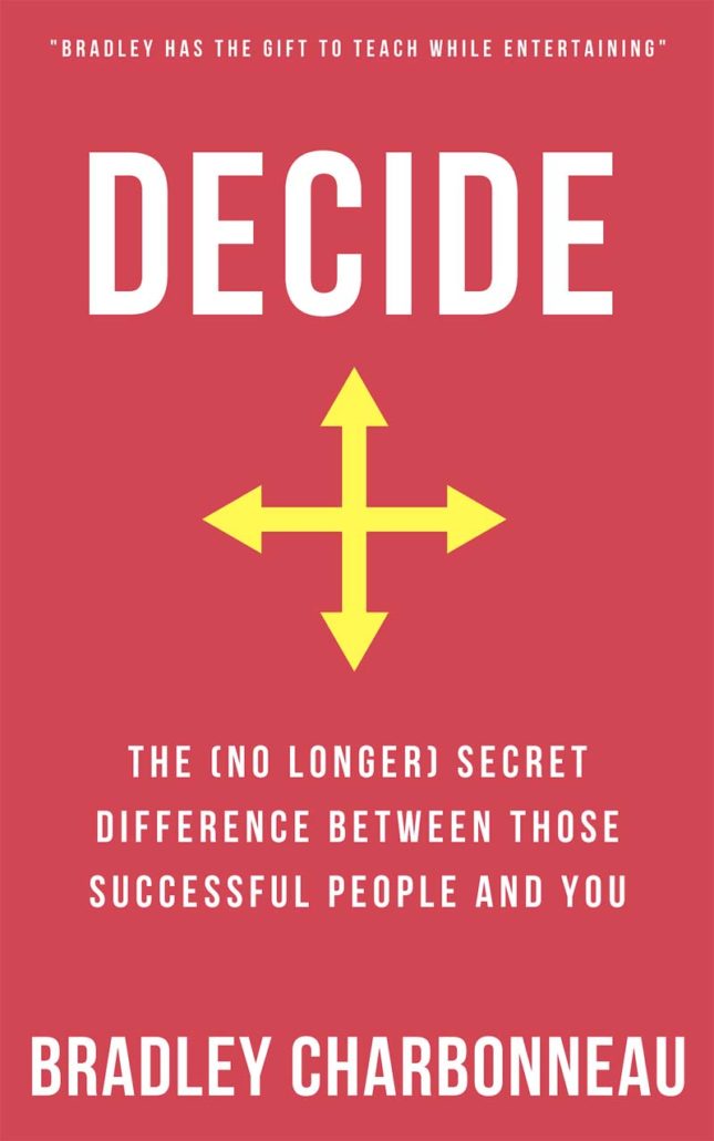 Decide book cover reveal. What's it going to be? Let's see.